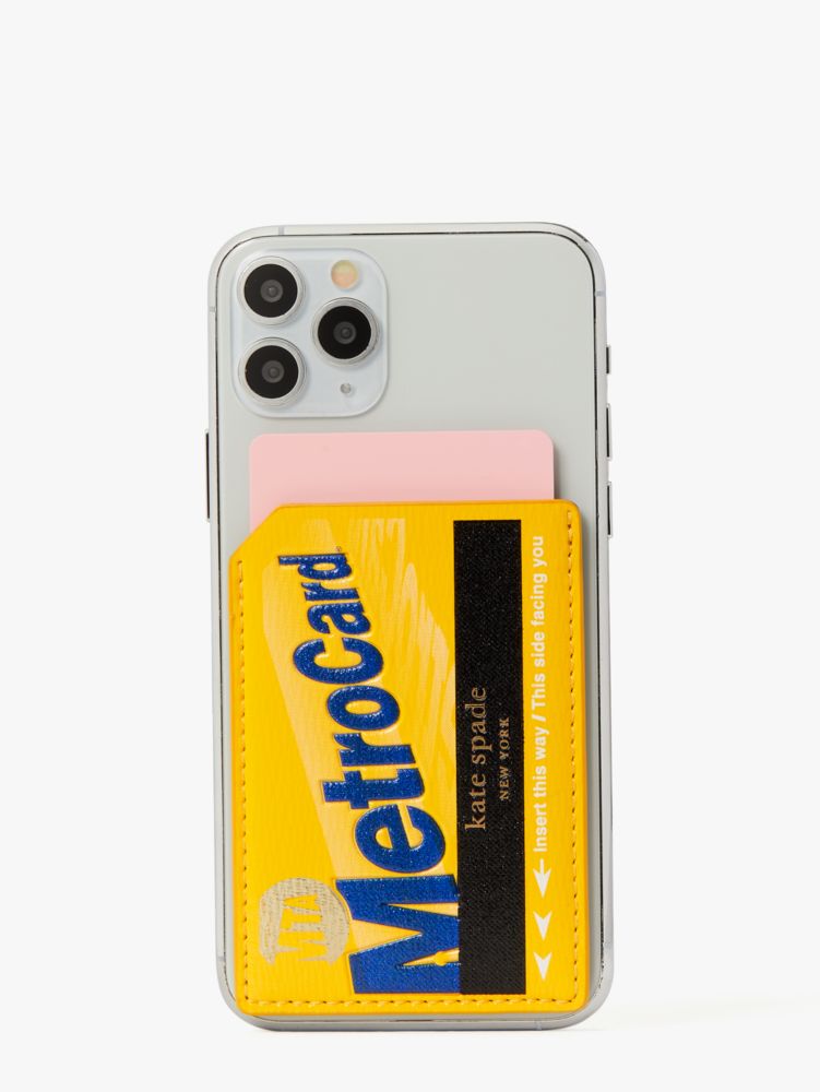 on a roll metro card sticker pocket | Kate Spade New York