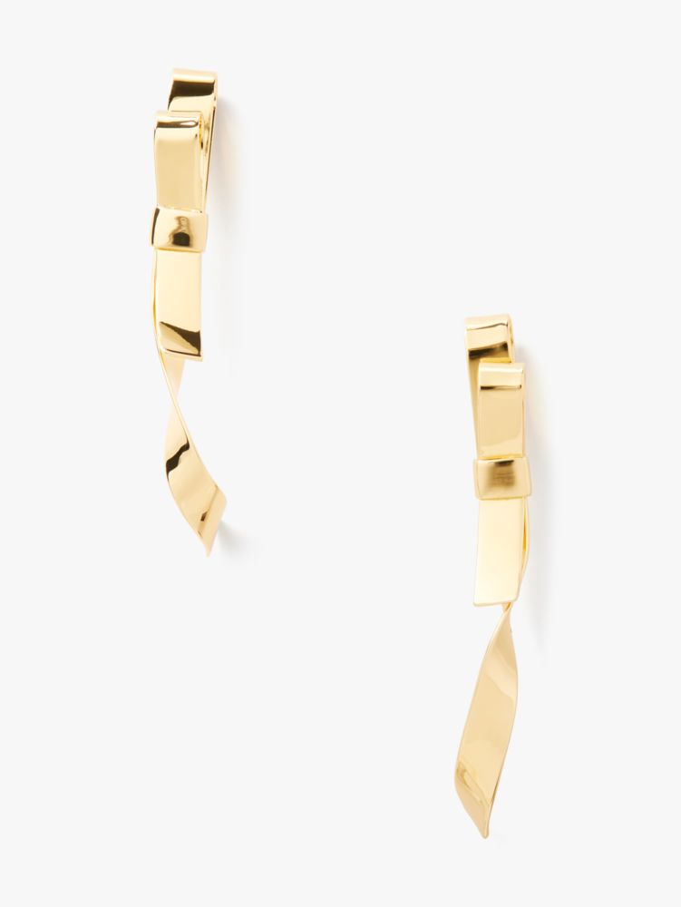 Ribbon Bow Linear Earrings | Kate Spade New York