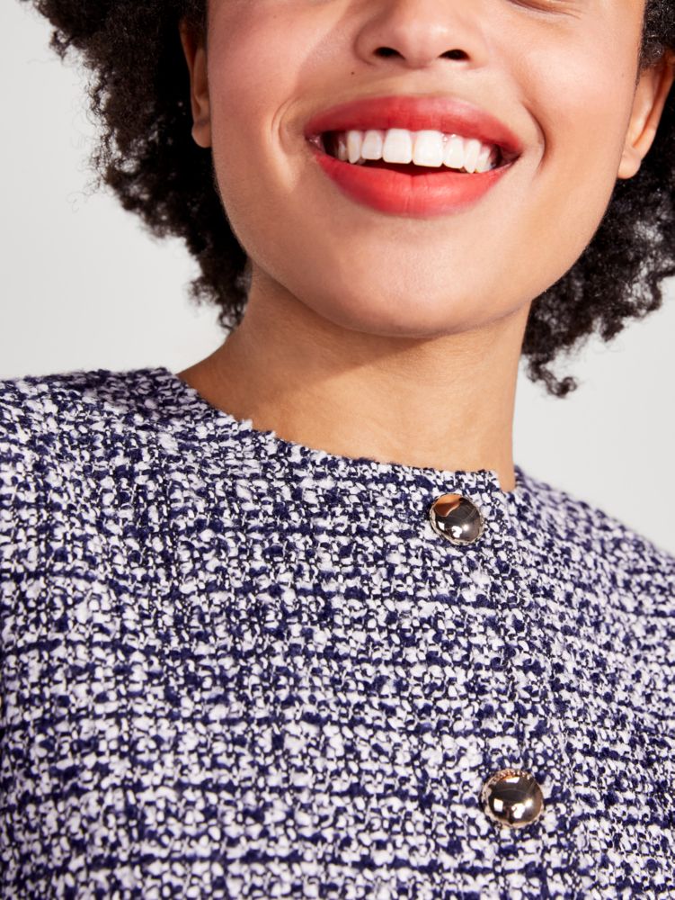 Tweed Puff Sleeve Jacket | Kate Spade New York
