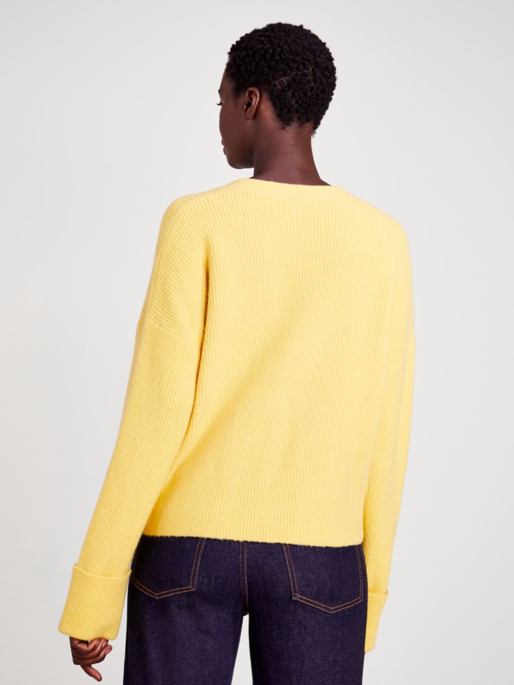 rib-knit cardigan | Kate Spade New York