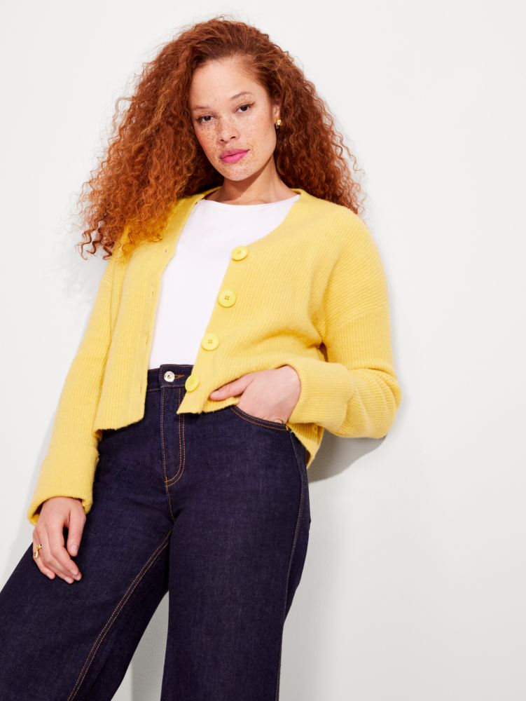 rib-knit cardigan | Kate Spade New York