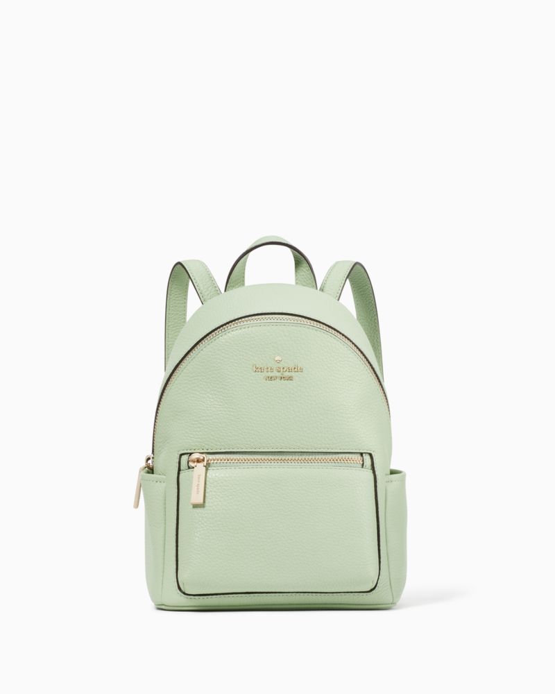 Leila Pebbled Leather Mini Dome Backpack | Kate Spade Outlet