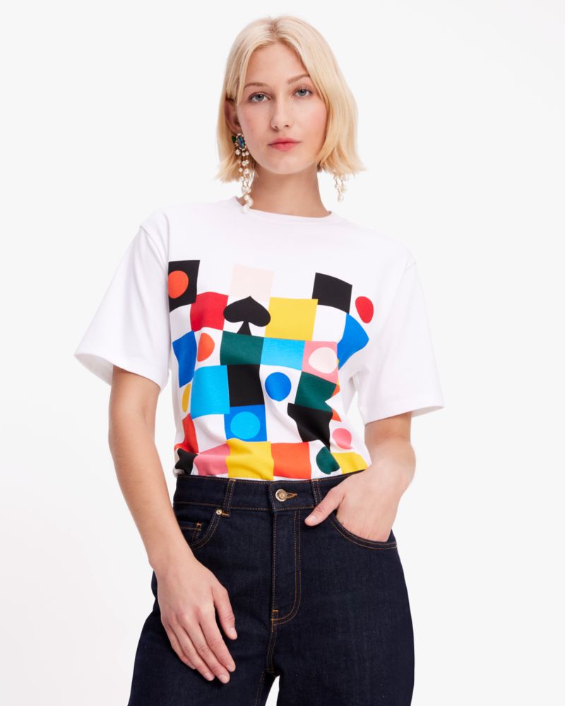 Multi Check Tee | Kate Spade NL