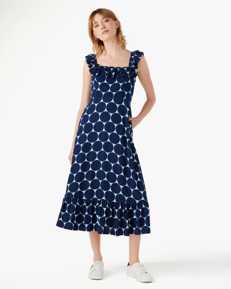 Joy Dot Ruffle Midi Dress | Kate Spade Surprise