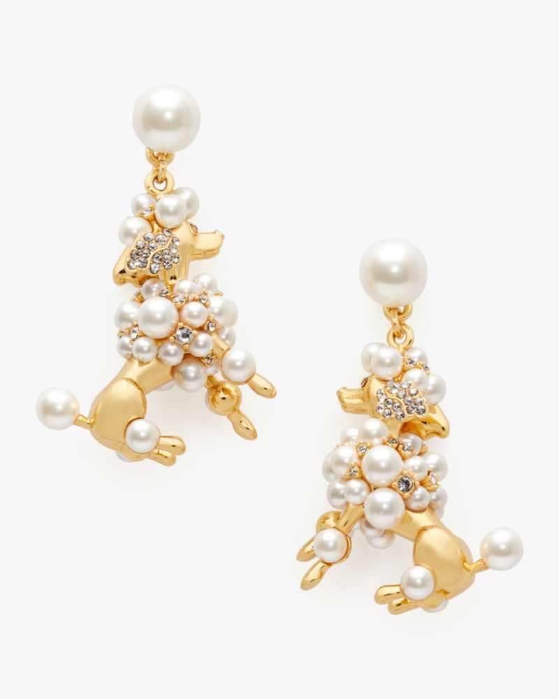 Poodles & Poms Statement Drop Earrings | Kate Spade New York