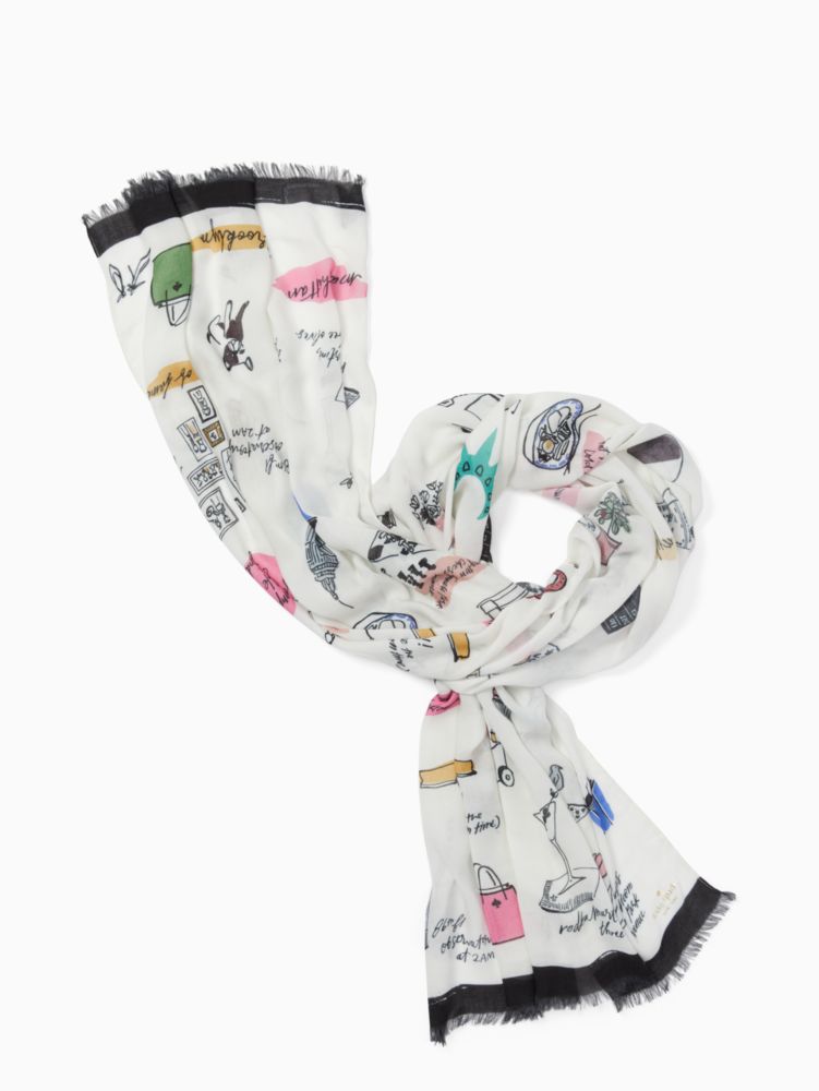 Nyc Neighborhood Oblong Scarf | Kate Spade New York