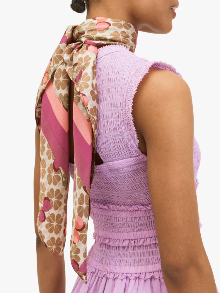 Cherries Flower Square Scarf | Kate Spade New York