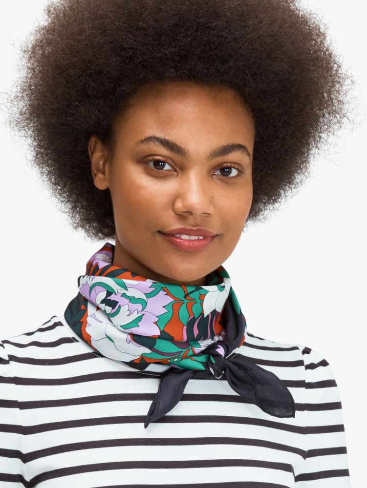 Fantasy Floral Silk Square Scarf | Kate Spade New York