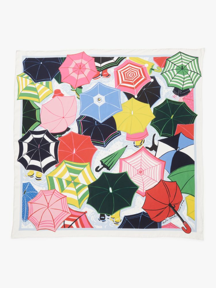 Umbrella Silk Square Scarf | Kate Spade UK