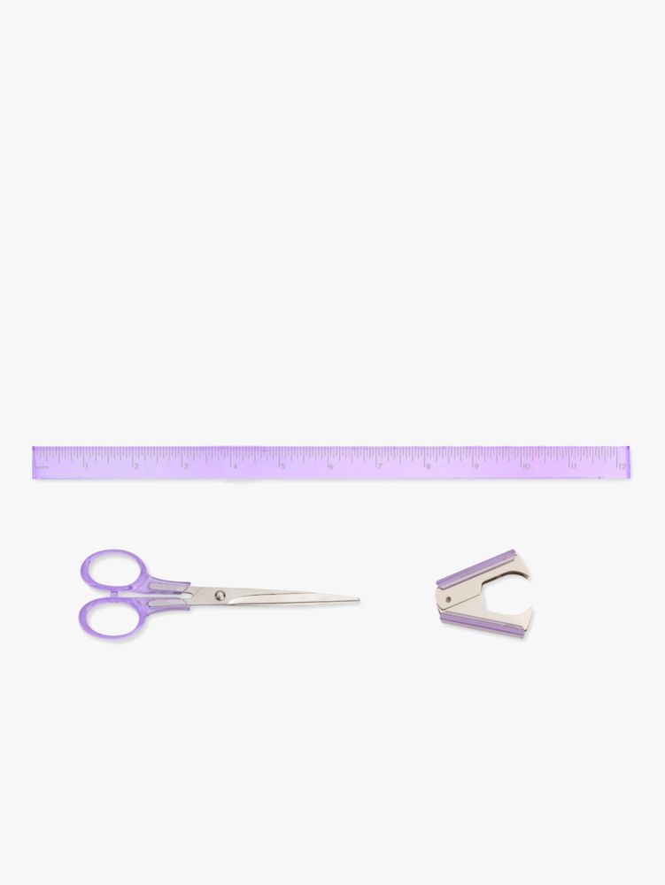 Lilac Desk Accessories Set | Kate Spade UK