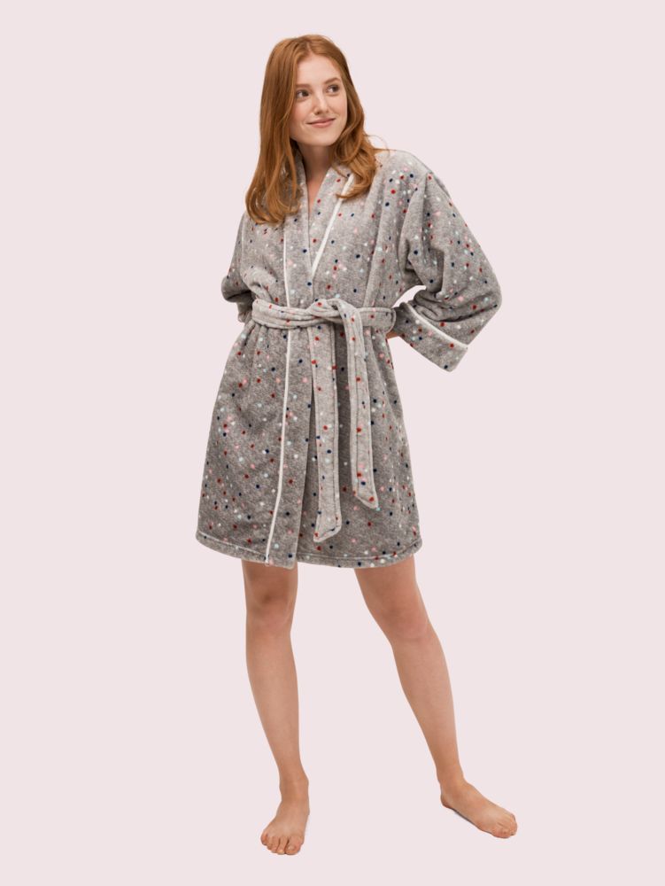 Grey Dot Robe | Kate Spade New York