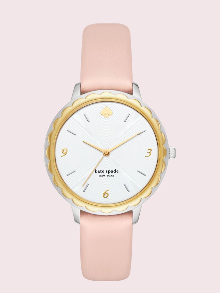 Morningside Blush Leather Watch | Kate Spade New York