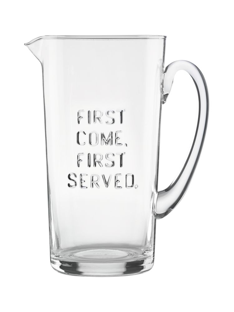First Come First Served Pitcher | Kate Spade New York