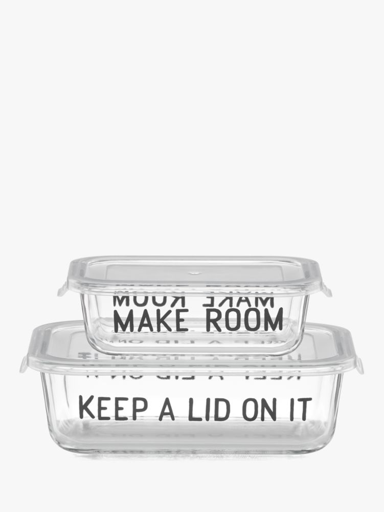 2pc Rectangular Food Storage Containers | Kate Spade New York