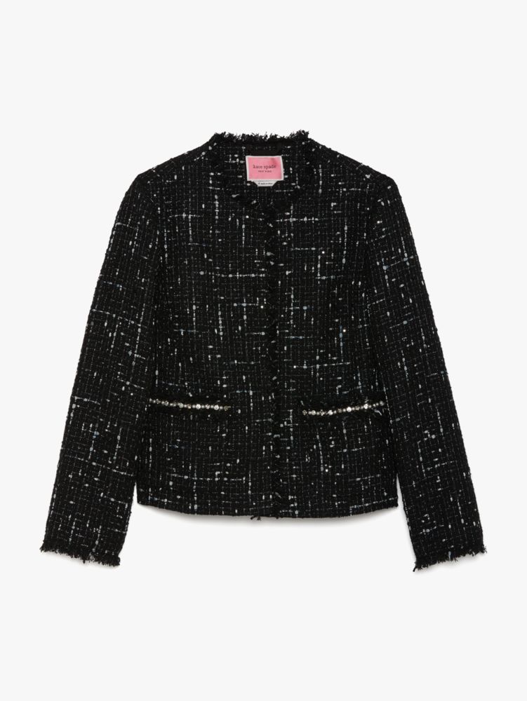 embellished tweed jacket | Kate Spade New York