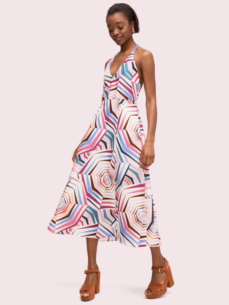 Geobrella Linen Halter Dress | Kate Spade