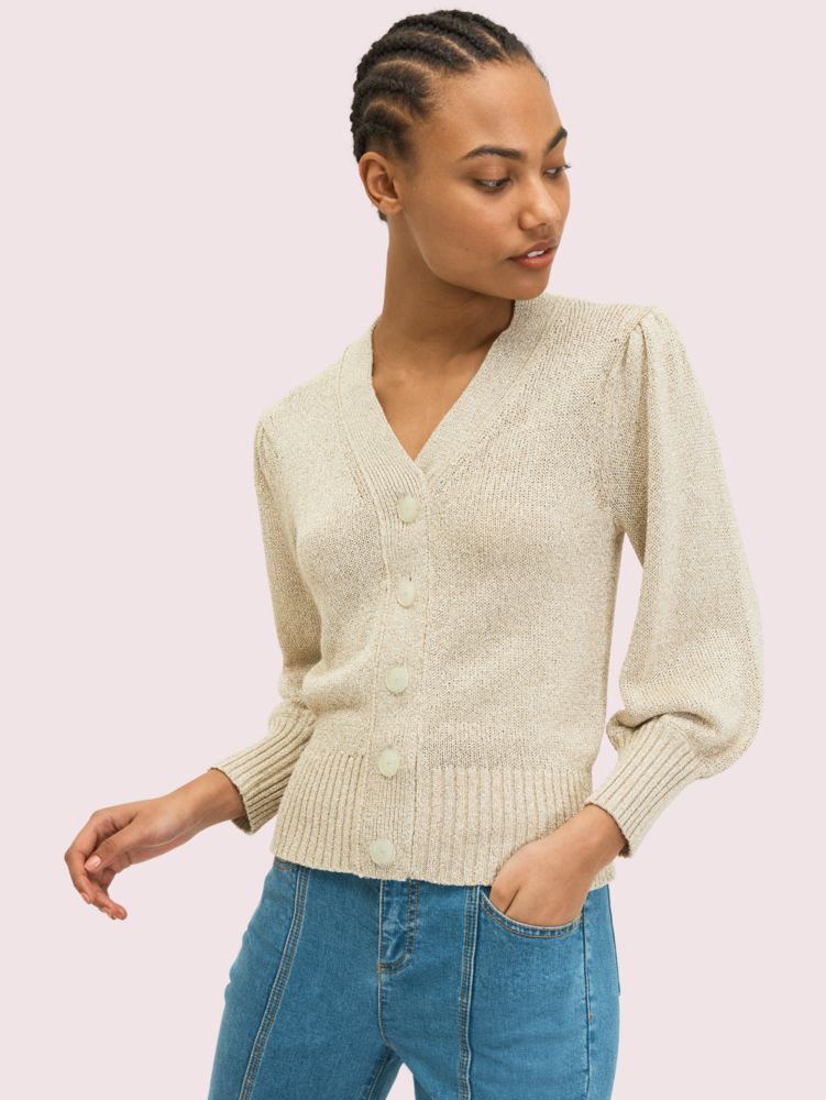 Metallic Cardigan | Kate Spade New York