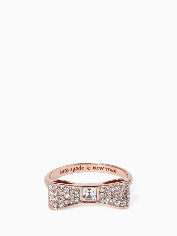 Ready Set Bow Pave Bow Ring | Kate Spade Surprise