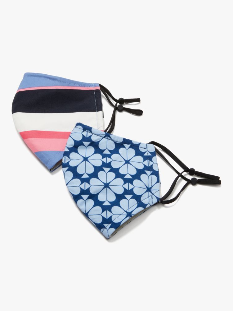 Berber Stripe & Spade Flower Non Medical Mask Set | Kate Spade Surprise