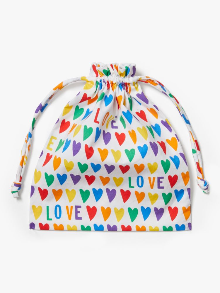 rainbow hearts & spade flower non-medical mask set | Kate Spade New York
