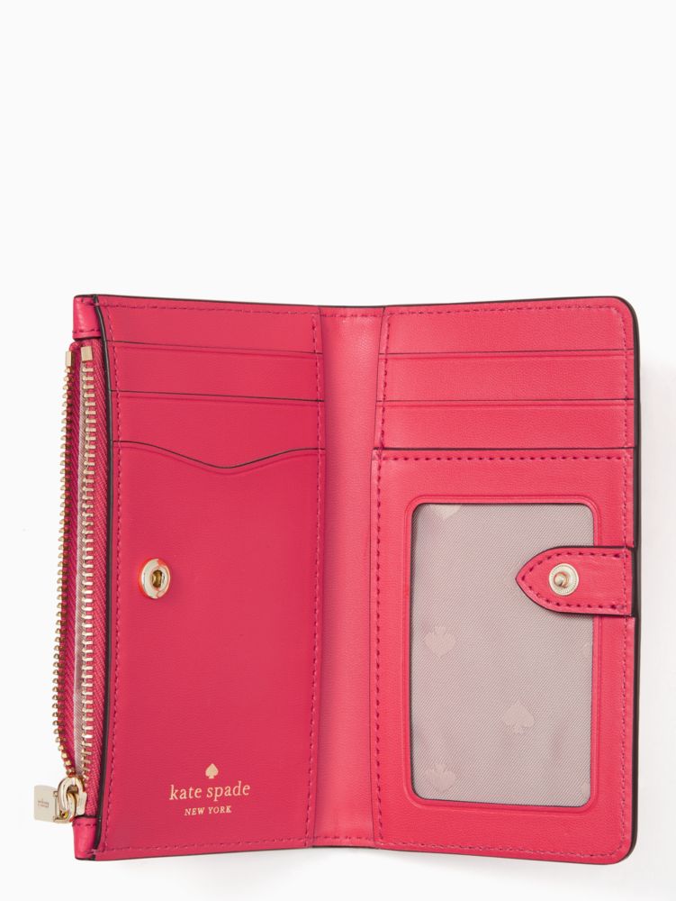 Kate Spade Leila Medium Compact Bifold Wallet Hazy Morning - munimoro ...