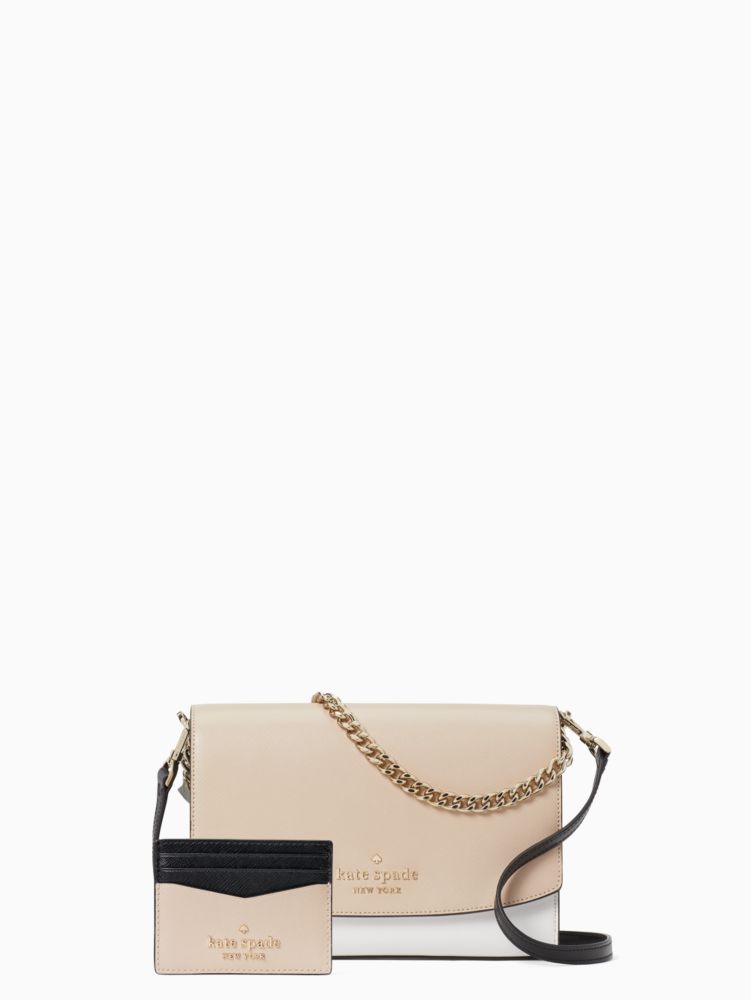 Kate Spade Carson Convertible Crossbody Handbag Warm Beige Color ...